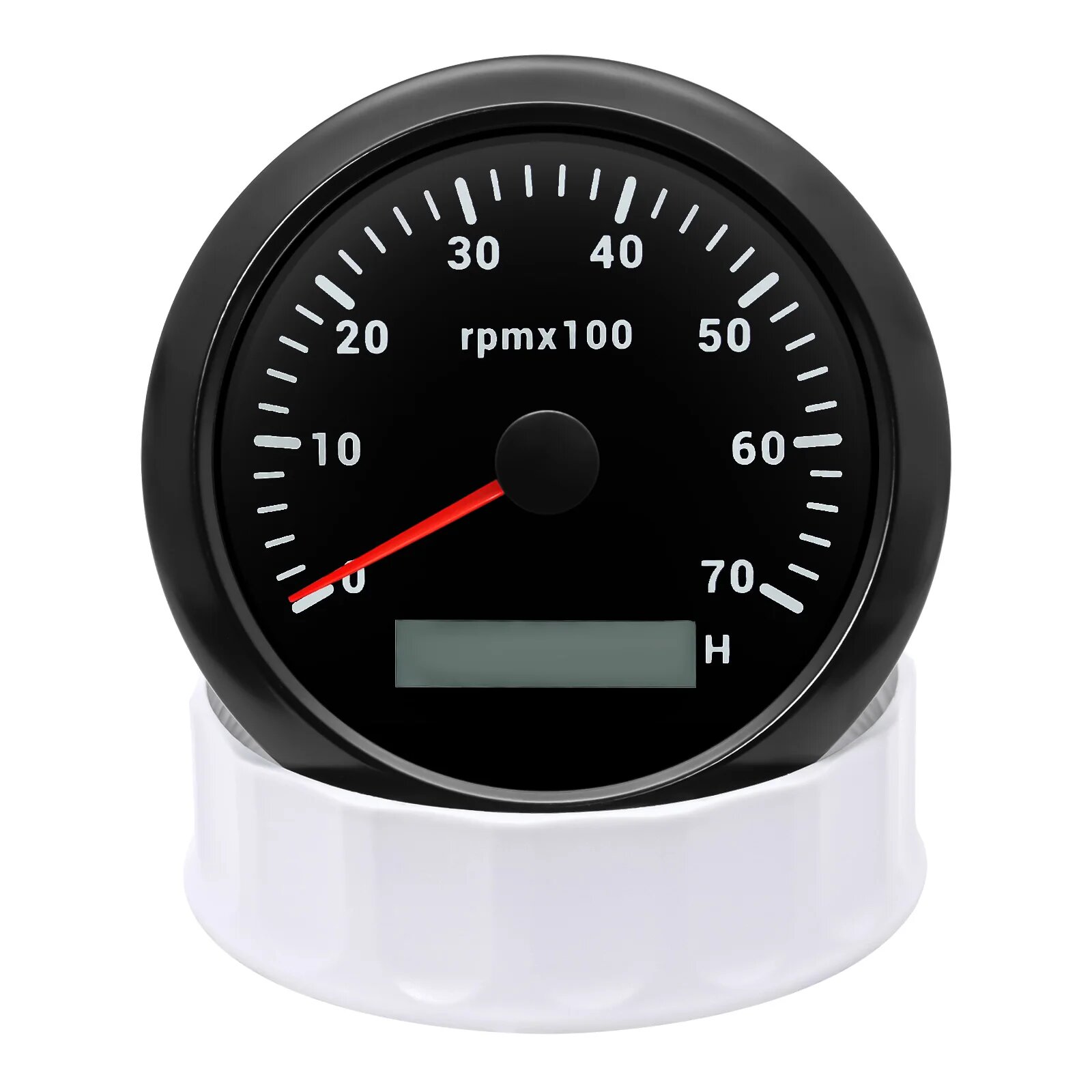 Тахометр 12В/24В 85мм с адаптером сигнала оборотов для дизельных двигателей, 0~3000 об/мин, 3K 6K 7K 8K, с 7-цветной подсветкой 1X 7K Tachometer