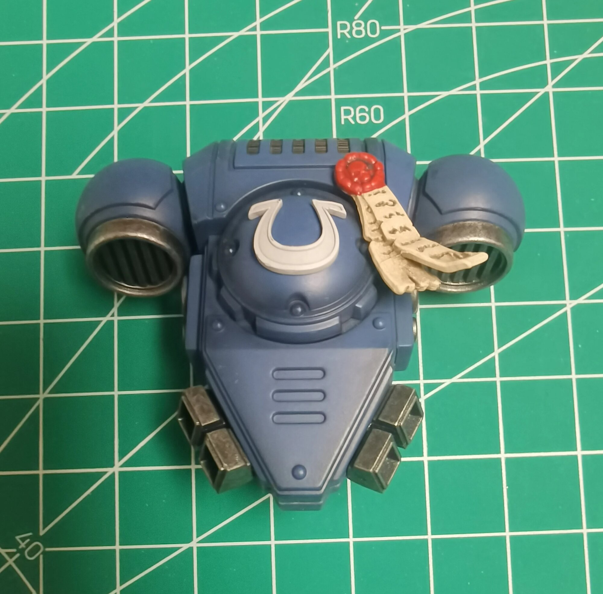 JOYTOY Warhammer 40K 1/18 Фигурки Uitramarines Sergeant Gadriel Модель игрушки для мальчиков Подарки 3,75 дюйма