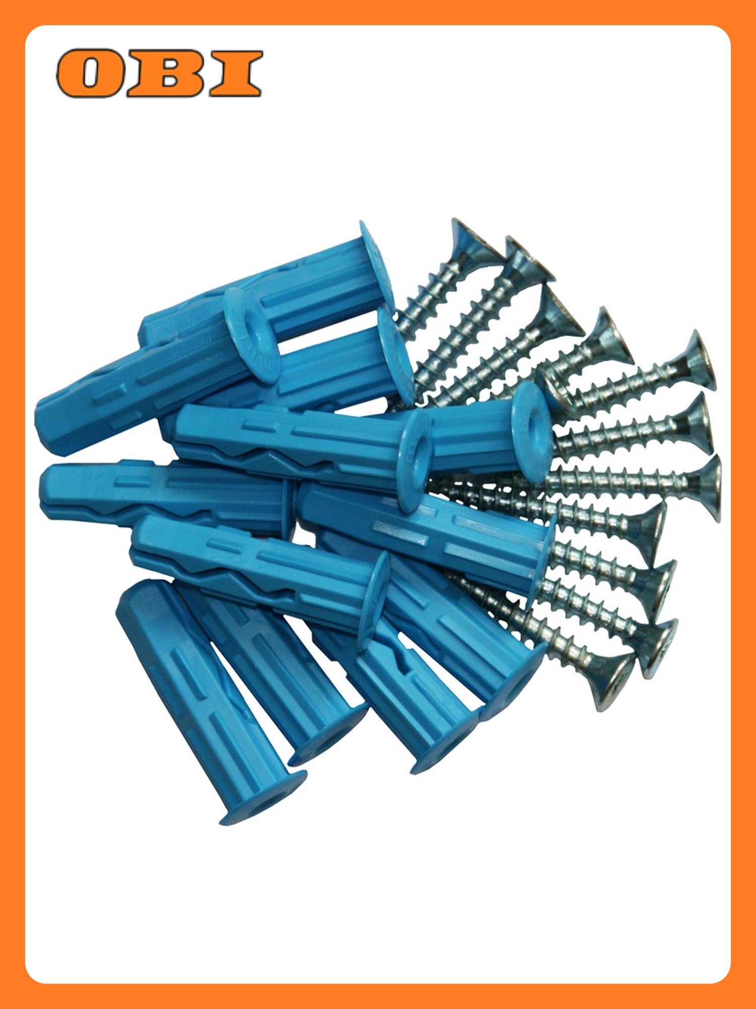 Дюбель европартнер MULTI 8x32 мм с шурупом 4,5х50 мм 8 шт