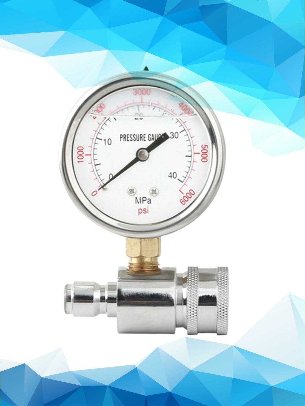 Манометр для мойки высокого давления 0-6000 PSI
