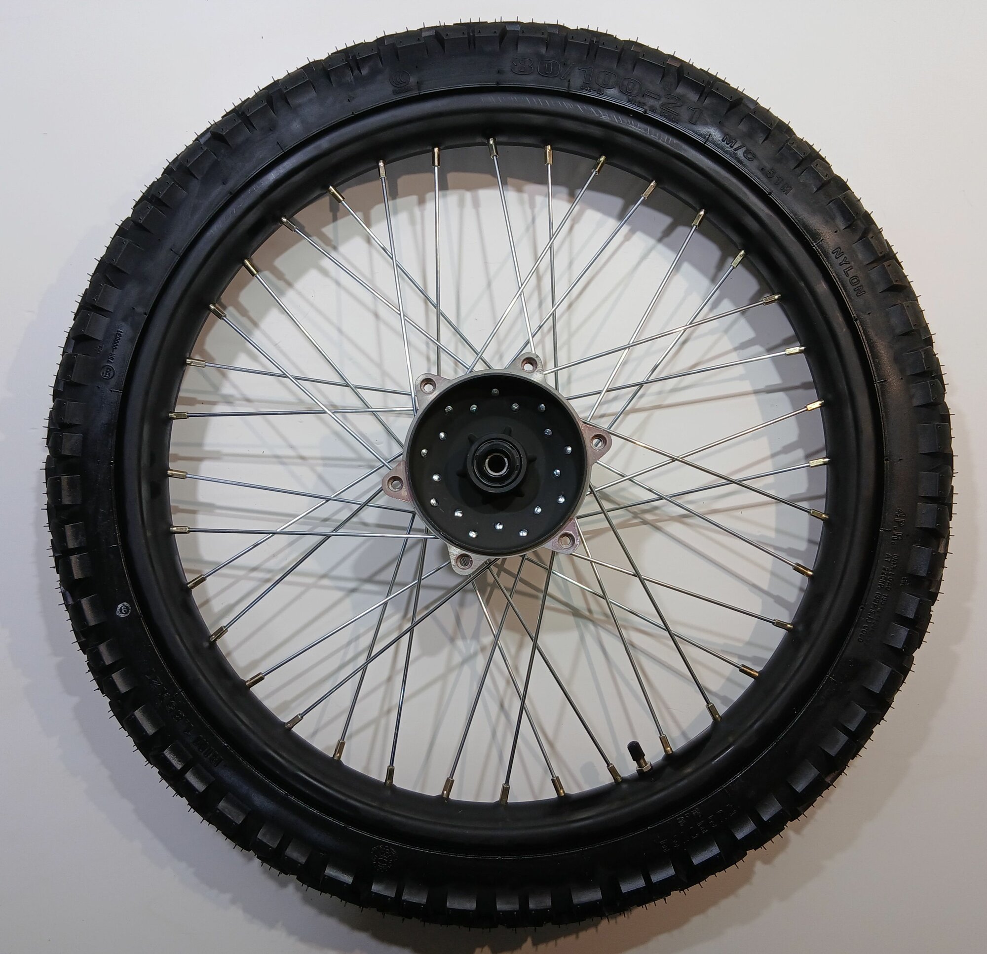 Колесо переднее в сборе 80/100-21 ось Ф12мм Мотоцикл ATAKI Crosser 300