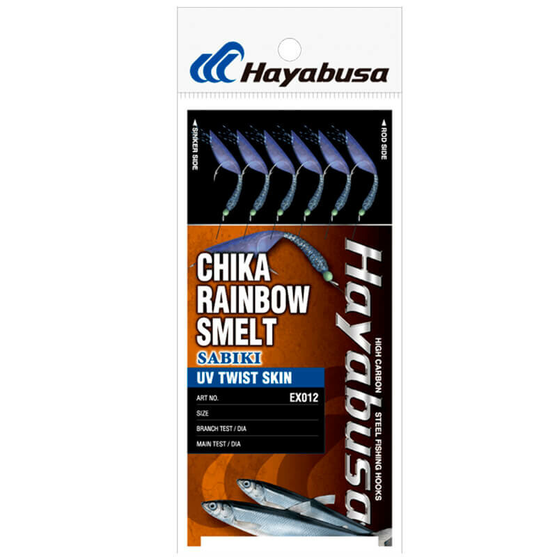 Сабики Hayabusa EX012 #5 Chika Rainbow Smelt UV Skin