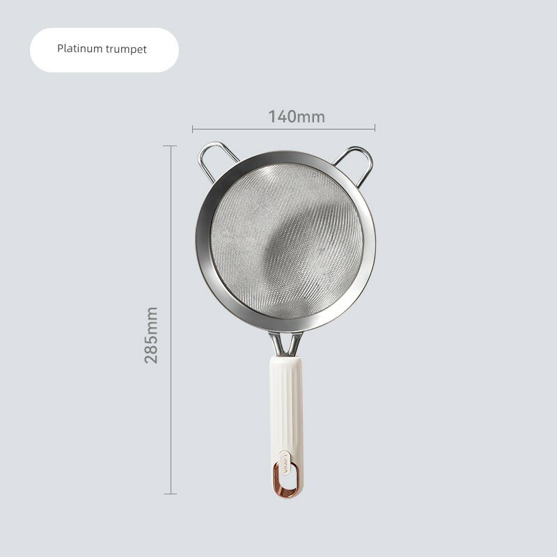 Dintake Маленькое нержавеющее стальное сито для детского питания, муки, выпечки и сахарной пудры - кухонное сито