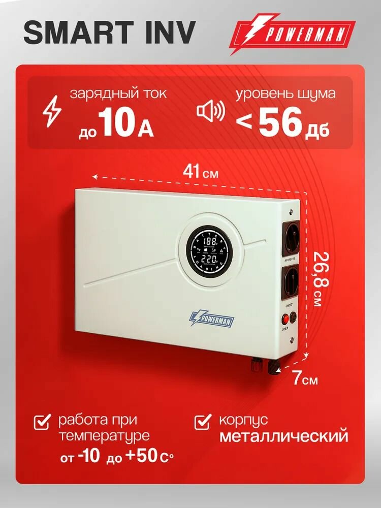 Инвертор (ИБП) Powerman Smart 800 INV