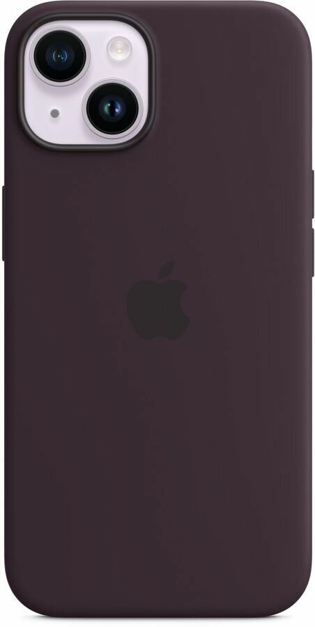 Чехол Apple iPhone 14 Silicone Case with MagSafe, elderberry (MPT03FE/A)