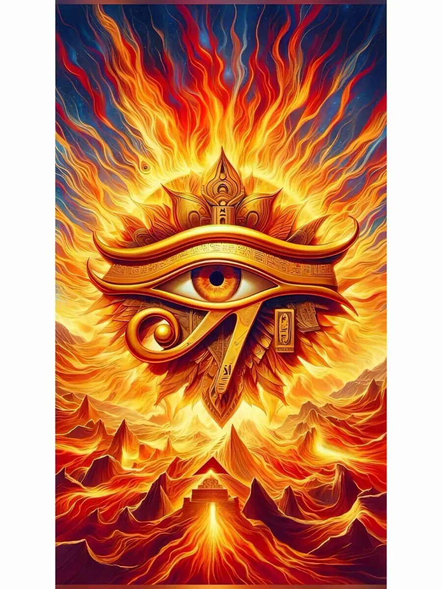 Талисман-амулет "Анх Звезда", от Мастерская Цифра Жизни для удачи, ABS-пластик, Россия