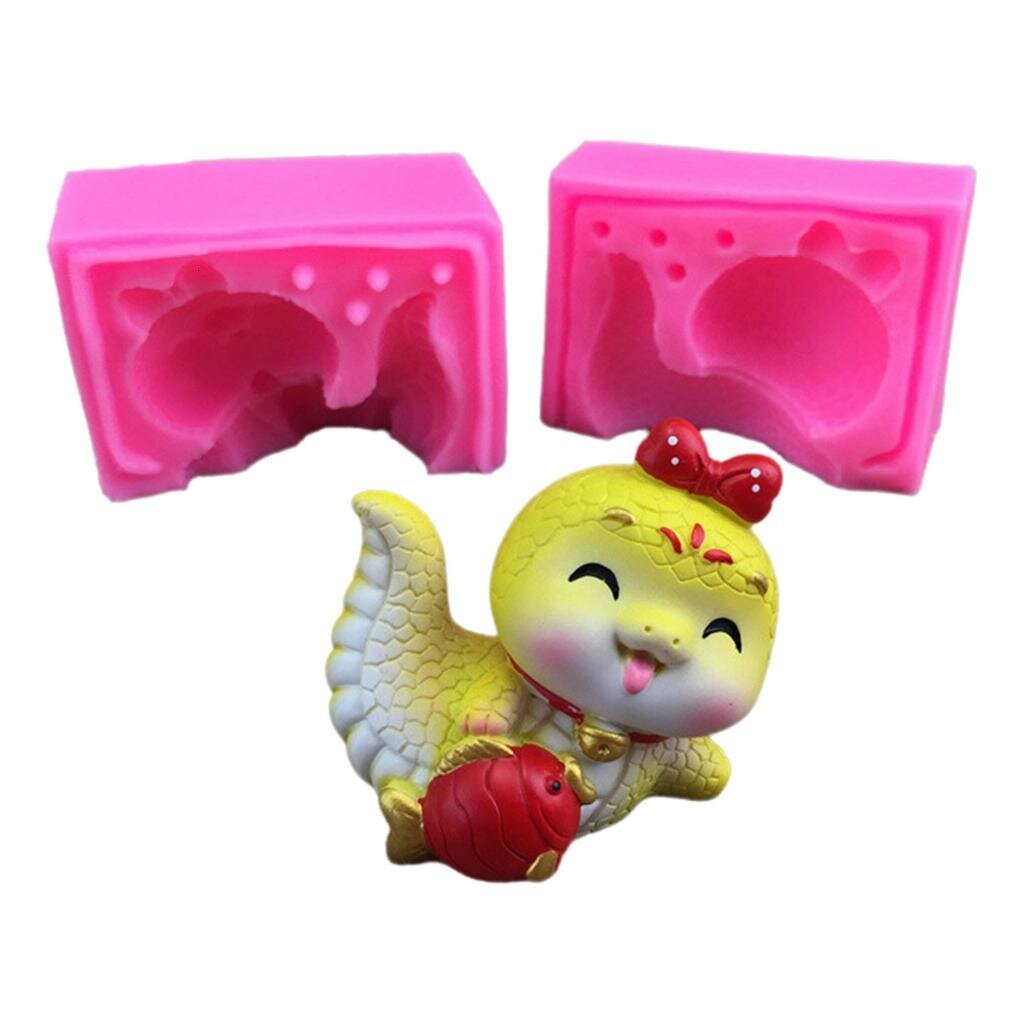 Гибкая силиконовая форма для змеи, Змея Куничо