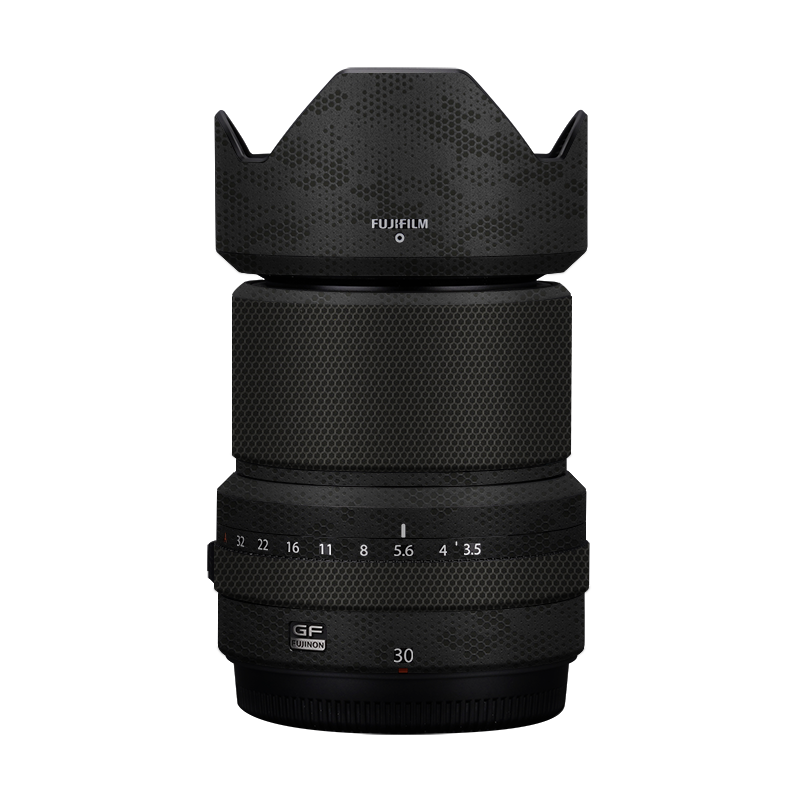 Фотообъектив Fujifilm GF30F3.5 с зеленым покрытием в стиле змеиной чешуи, 30 мм f/3.5 для камер GFX