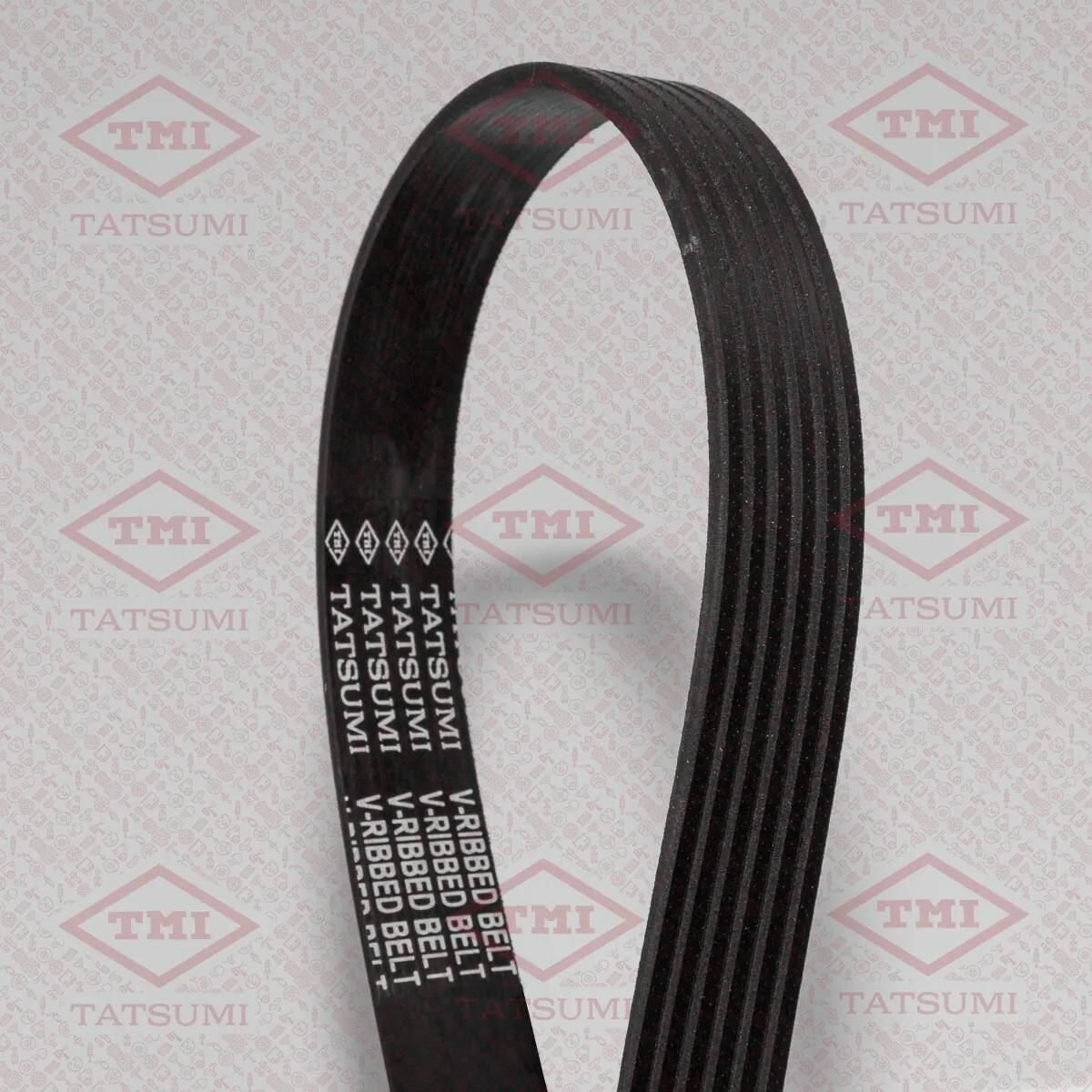 Ремень поликлиновой TATSUMI 6PK1803, многоручьевой, высокопрочный корд (TFB1092)