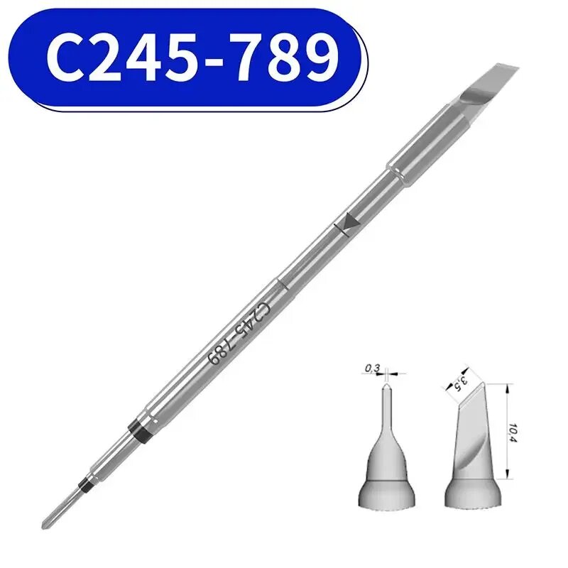 Сменное паяльное жало OEM C245, серия C245, сварочное сопло C245-SK, совместимое с паяльной станцией I2C T245