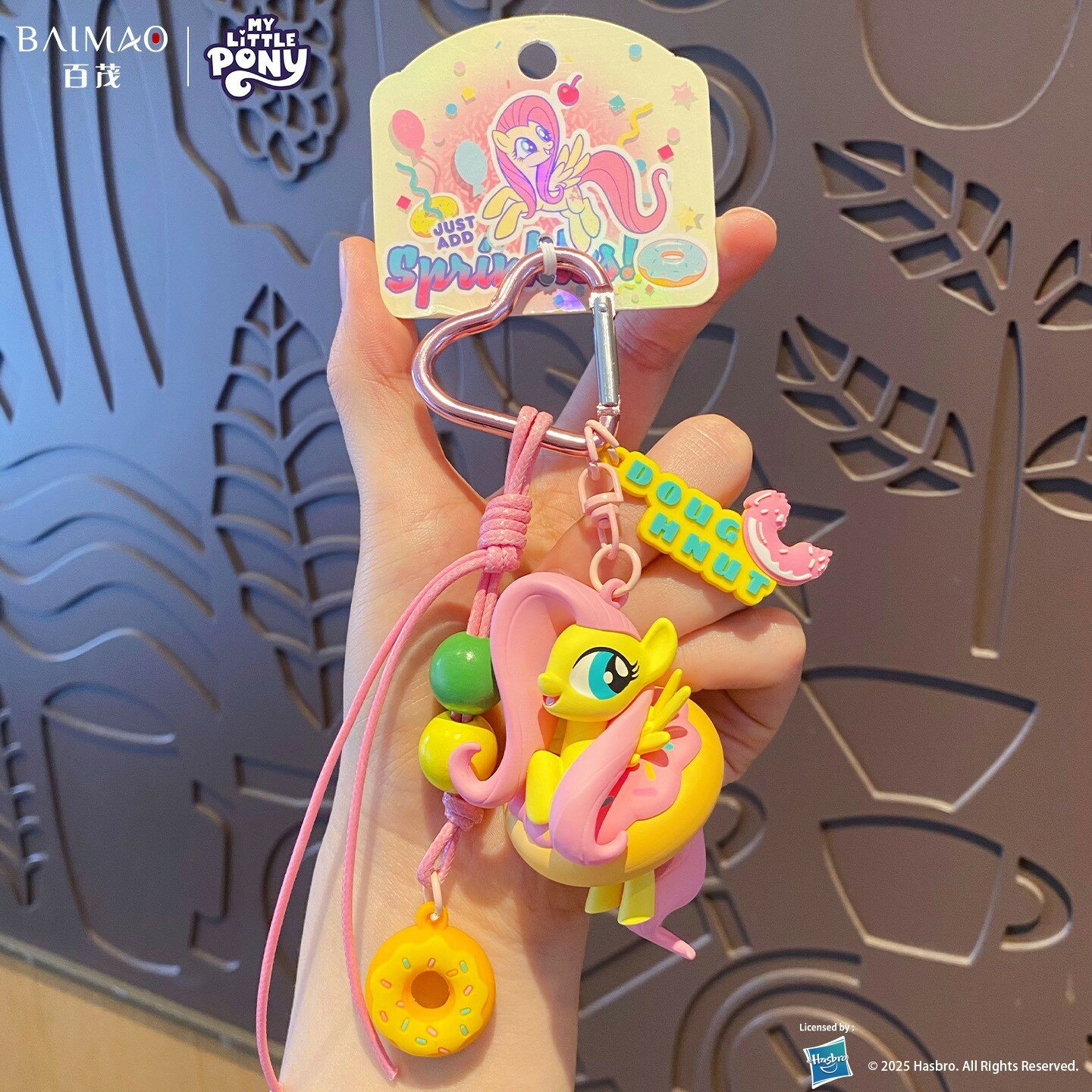 Изысканный брелок с помпоном My Little Pony для девочек, милый брелок в виде куклы Твайлайт Спаркл для рюкзака, подарок в честь Года Лошади.