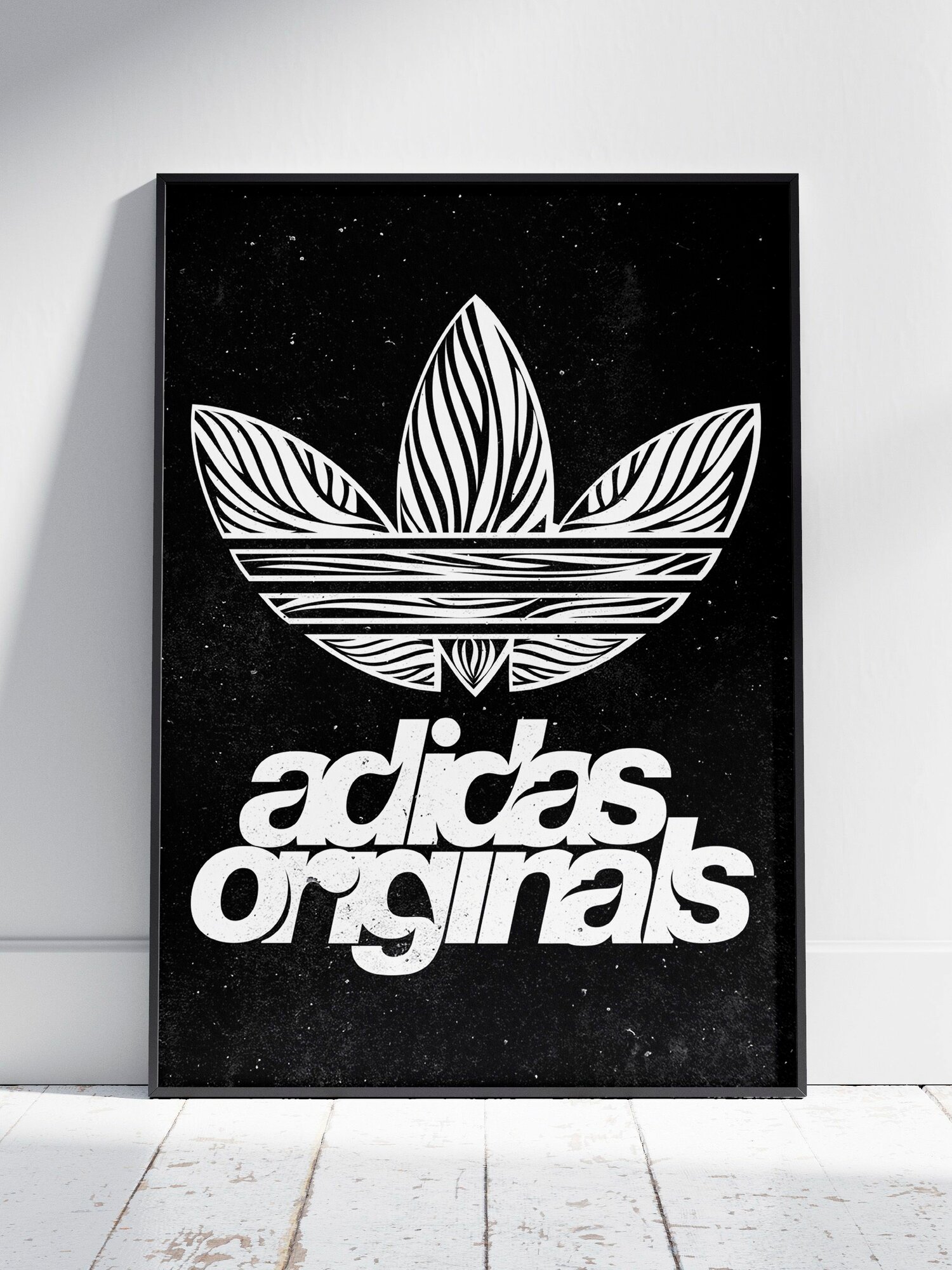 Плакат на стену для интерьера Бренды (Адидас - Adidas 6) - Постер по моде и одежде формата A3 (30x42 см)