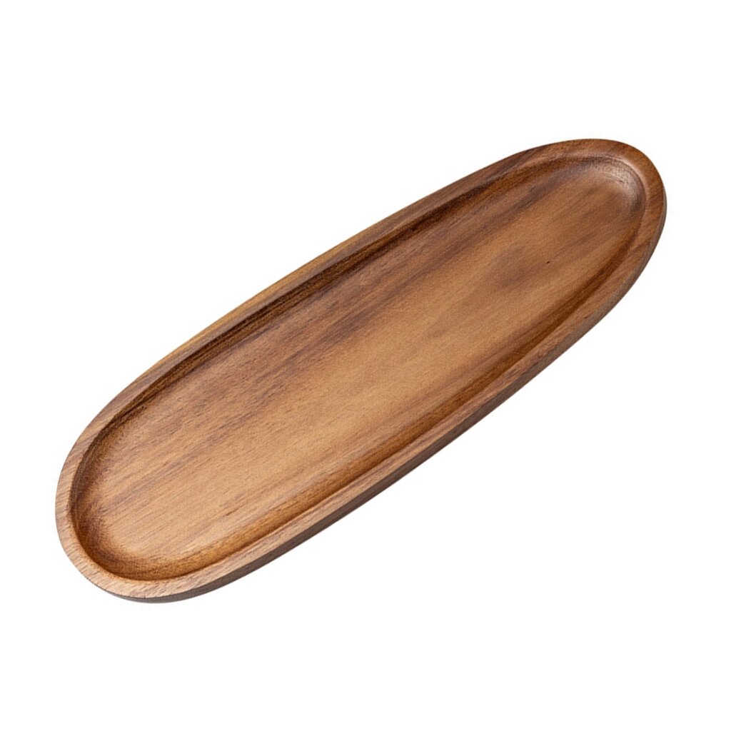 Поднос для хранения блюдец в японском стиле из дерева акации-большой