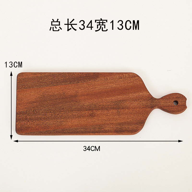 Деревянный поднос, тарелка для стейка, тарелка для пиццы, тарелка для хлеба, суши, домашнее использование, доска для стейка из сапеле, японская прямоугольная западная тарелка