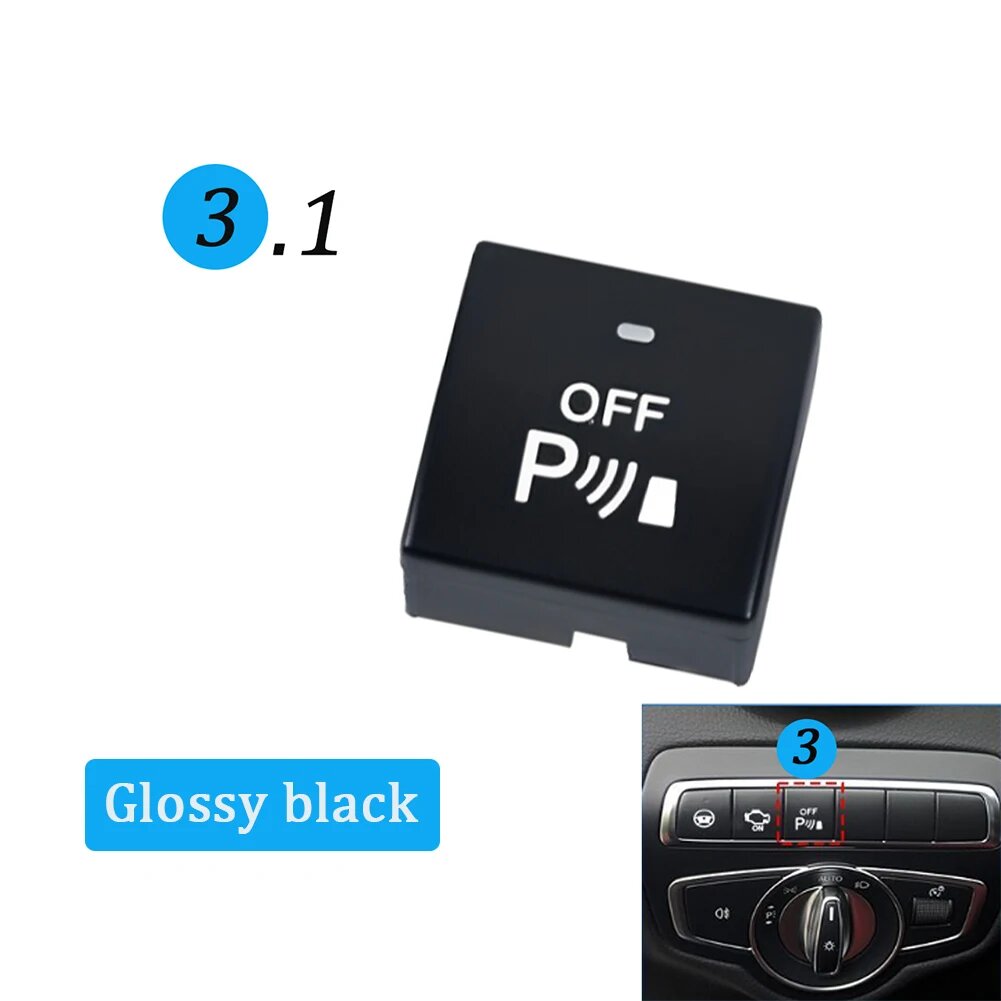 Блок переключателя датчика парковки PDC, радар, кнопка переключения круиз-положки, крышка для Benz C E V GLC Class W205 X253 W447 W213