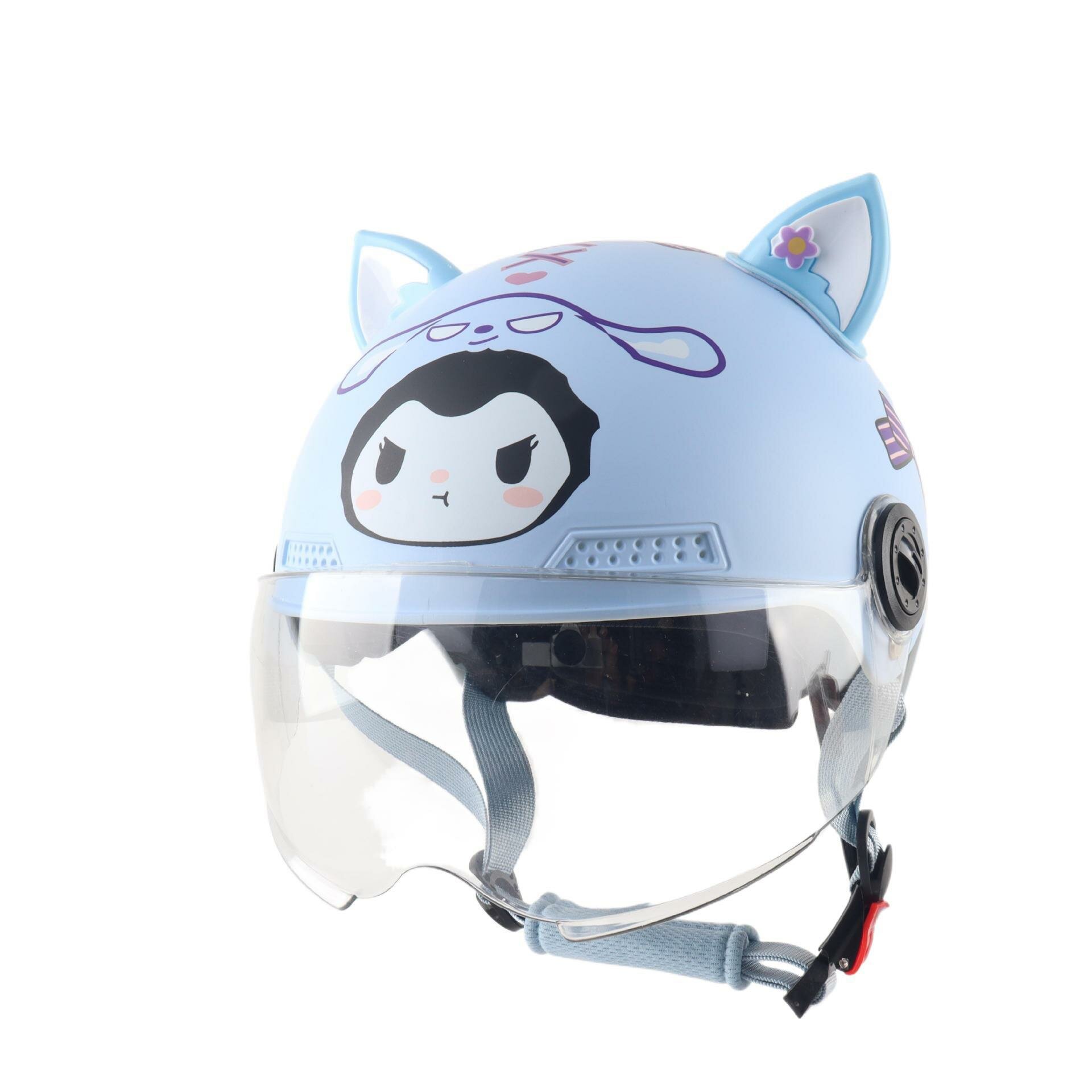 Шлем для электрического транспортного средства 3C, летний шлем класса А, шлем для родителей и детей, детский шлем, мультяшный милый шлем для взрослых, мотоциклетный шлем для женщин