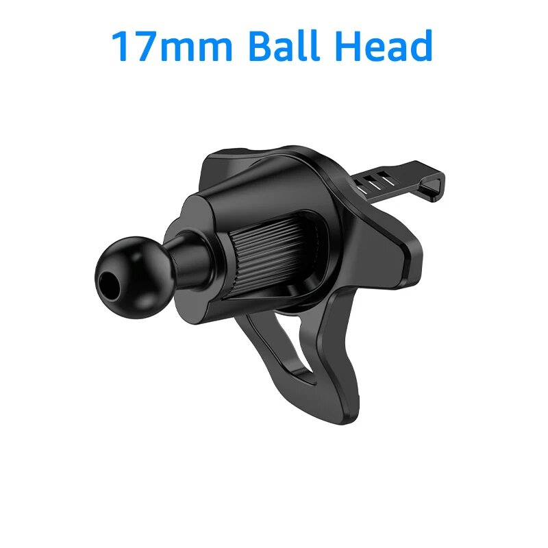 Универсальный держатель для телефона на воздуховод автомобиля с шаровой головкой 17 мм, металлический крючок, крепление на воздуховод, аксессуары для телефона