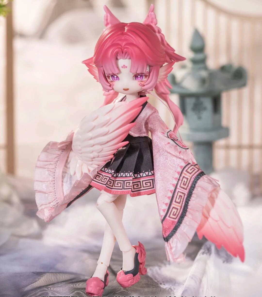 MEET PHOENIX Luluya, розовый, Open-Swallow, BJD фигурка