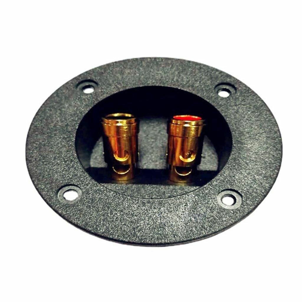 2-контактные банановые терминалы для сабвуфера, Золото