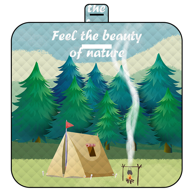 Ультразвуковой пикниковый коврик, утолщенный, водонепроницаемый, влагозащитный коврик, пляжный коврик, кемпинговый коврик, уличный пикниковый коврик, настраиваемый