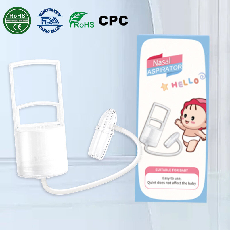 [Горячая распродажа] Ручной назальный аспиратор для детей для очистки носа, ручной назальный аспиратор для детей, устройство для облегчения заложенности носа у младенцев