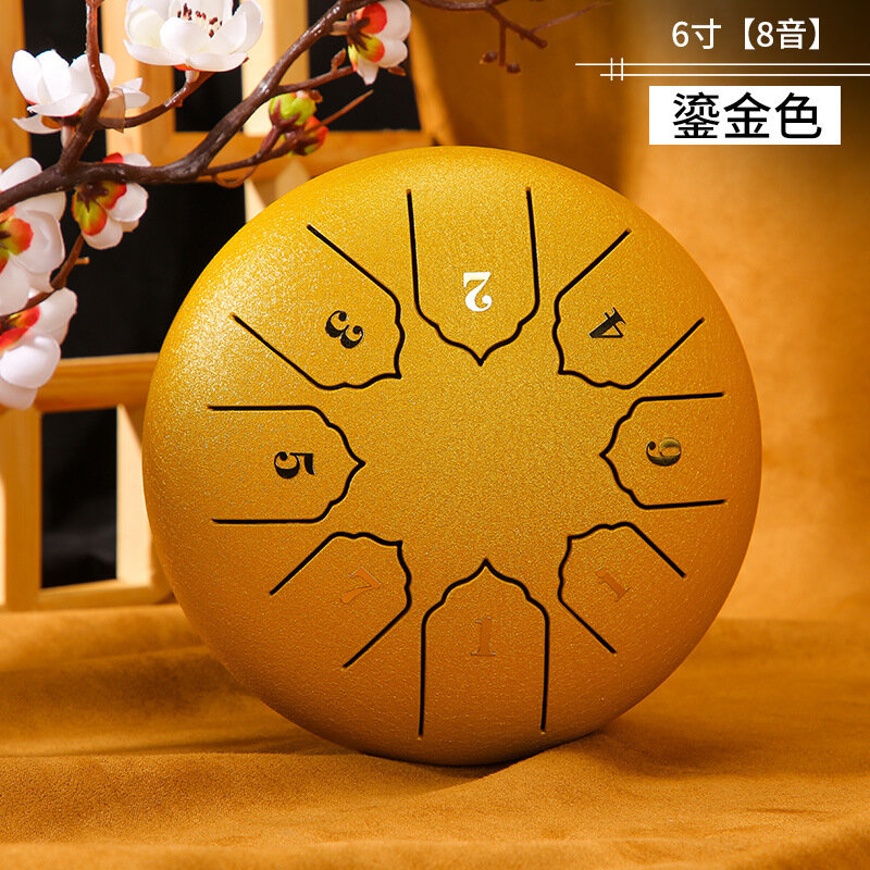 Конг Лин Гу 6/10/12/ 14inch санскритский барабан, барабан забывчивости, стальной язычковый барабан для взрослых и детей, начинающих, ручной пластинчатый ударный инструмент