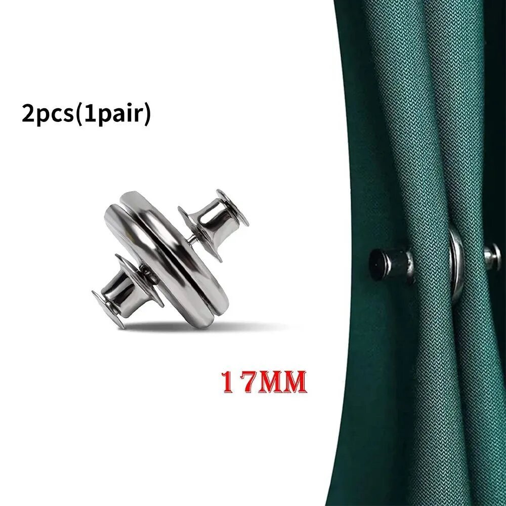 10/2 шт. магнитная занавеска, кнопка регулировки для оконных штор, магнитная пряжка, съемные кнопки, домашний декор