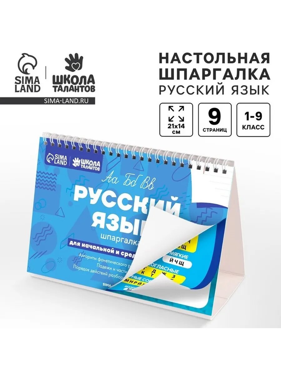 Компактный набор шпаргалок по русскому языку