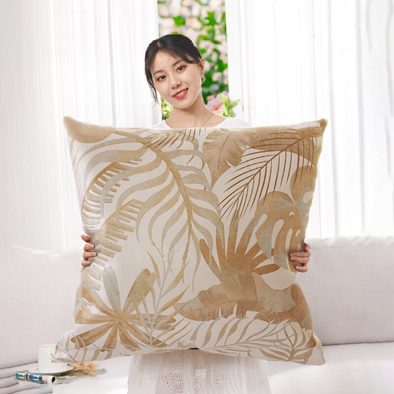 Американский стиль диван-кровать для гостиной, очень большая подушка, наволочка без наполнителя, высококачественный легкий роскошный стиль