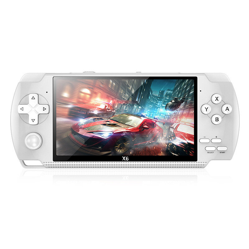 Улучшенная портативная игровая консоль X6 для внешней торговли, 4.3inch цветных экранов, 128-битная аркадная GBA, детская игрушка, портативная консоль FC