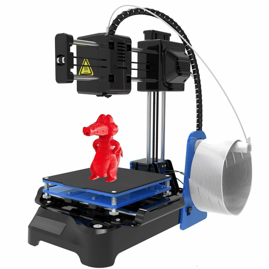 Мини 3D принтер для начинающих, Черный - AU