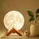 Лунная лампа 3D Moon Light, настольная лампа в стиле минимализм, пластиковый кор...