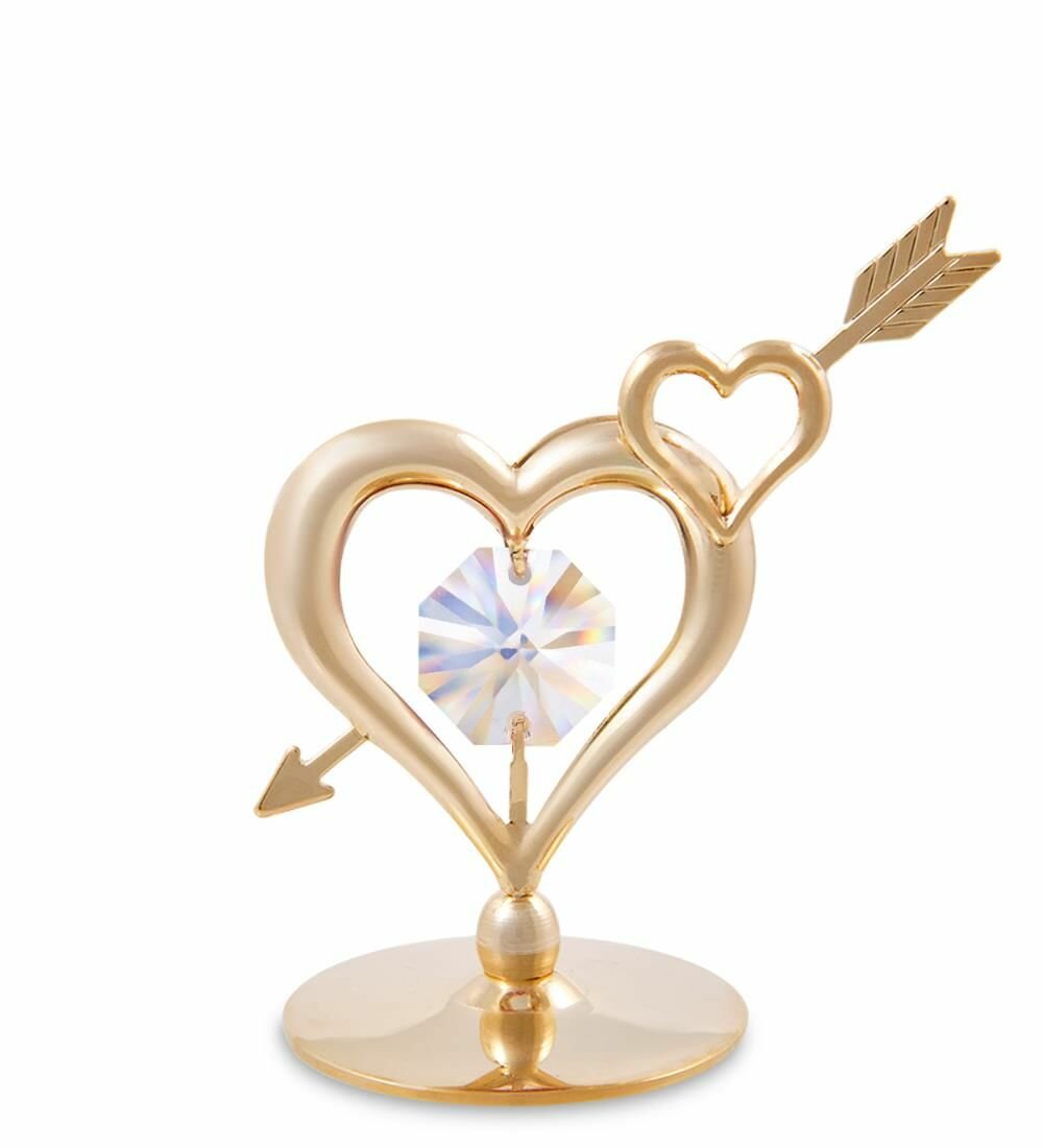 Фигурка Сердце со стрелой A978444 Crystal Temptations, Металл, кристалл