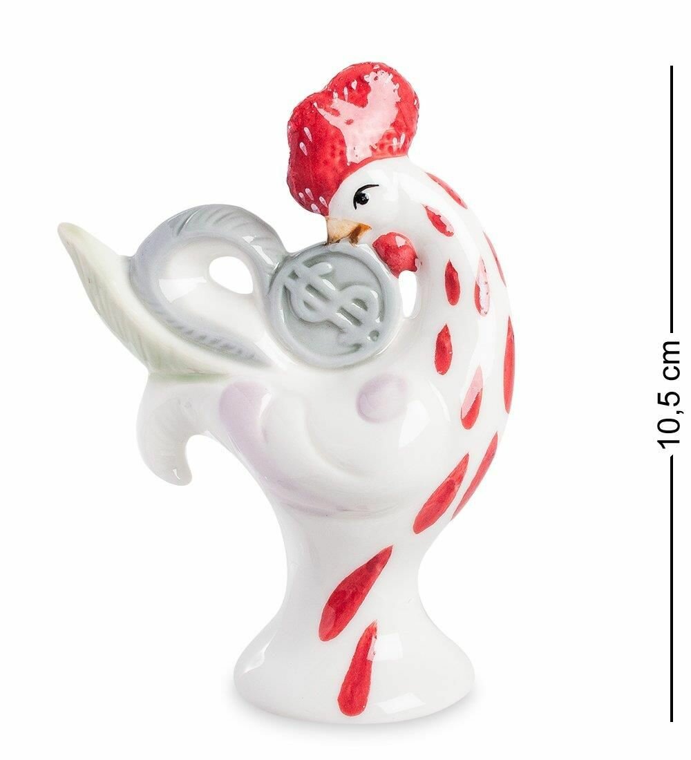 Фигурка "Петух" A2091699 разностор, Фарфор