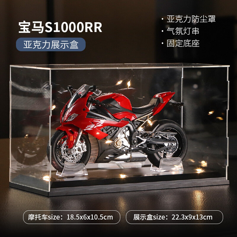 Игрушечная модель мотоцикла из сплава, симуляция Kawasaki H2R, коллекционный орнамент мотоцикла Ducati, подарок на день рождения для мальчиков