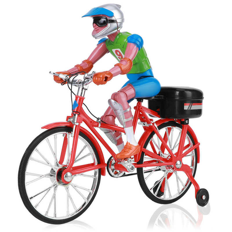 Электрический высокоскоростный 1/12 Электрический велосипед Высокая модель велосипеда Модель транспортного средства Игрушка Легкая музыка Гонки Мотоцикл RC Мотоцикл (красный)