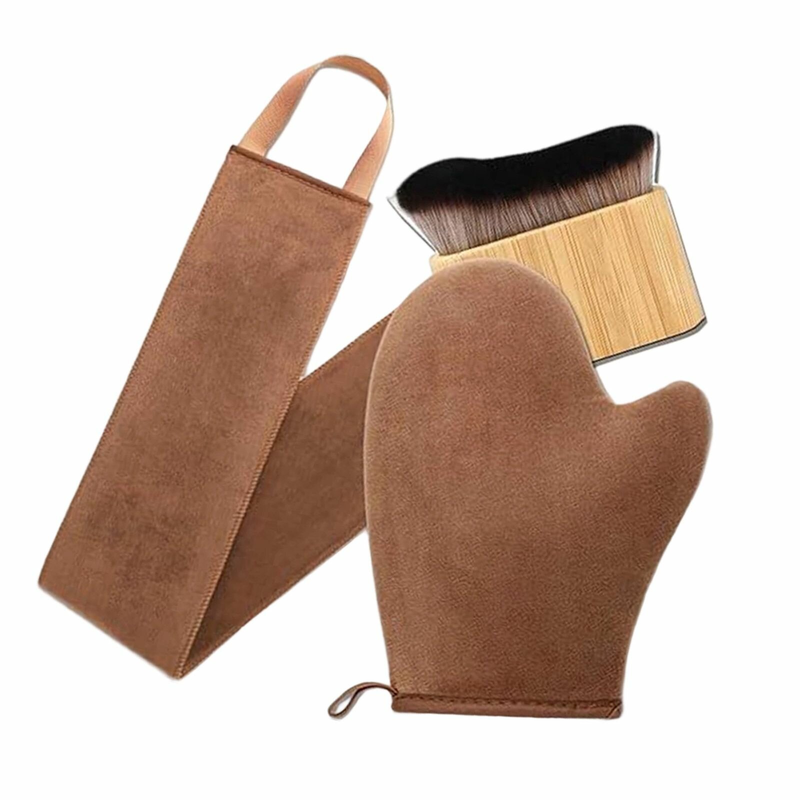 3/4 набора перчаток и аппликатора для автозагара