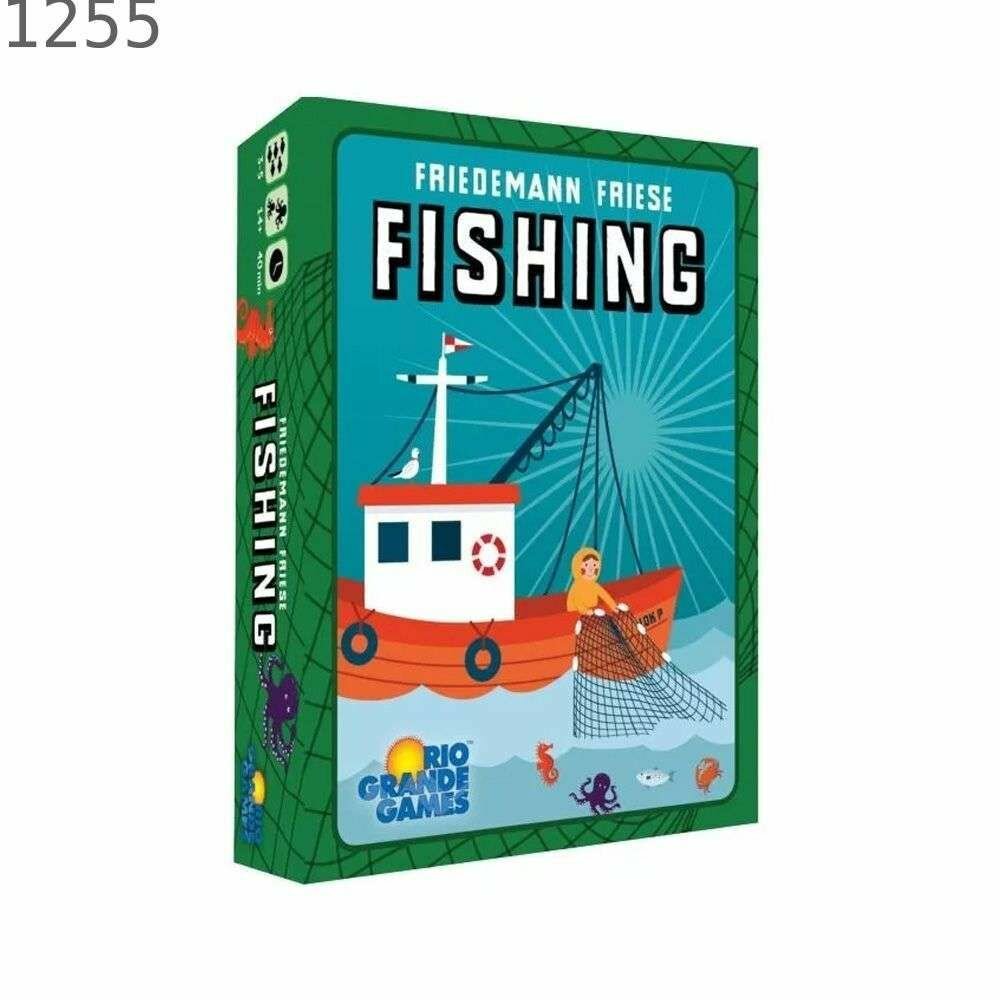 Настольная игра Fishing: Премиум-издание с тиснением! Прочная коробка, 3-5 игроков, 40-60 мин. Вечеринка!11