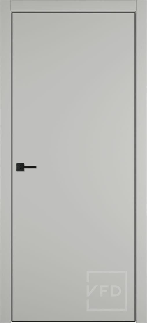 URBAN Z SILKY GREIGE 4x4 BE 800*2000 (черная кромка) (запил под замок) (дверное полотно)