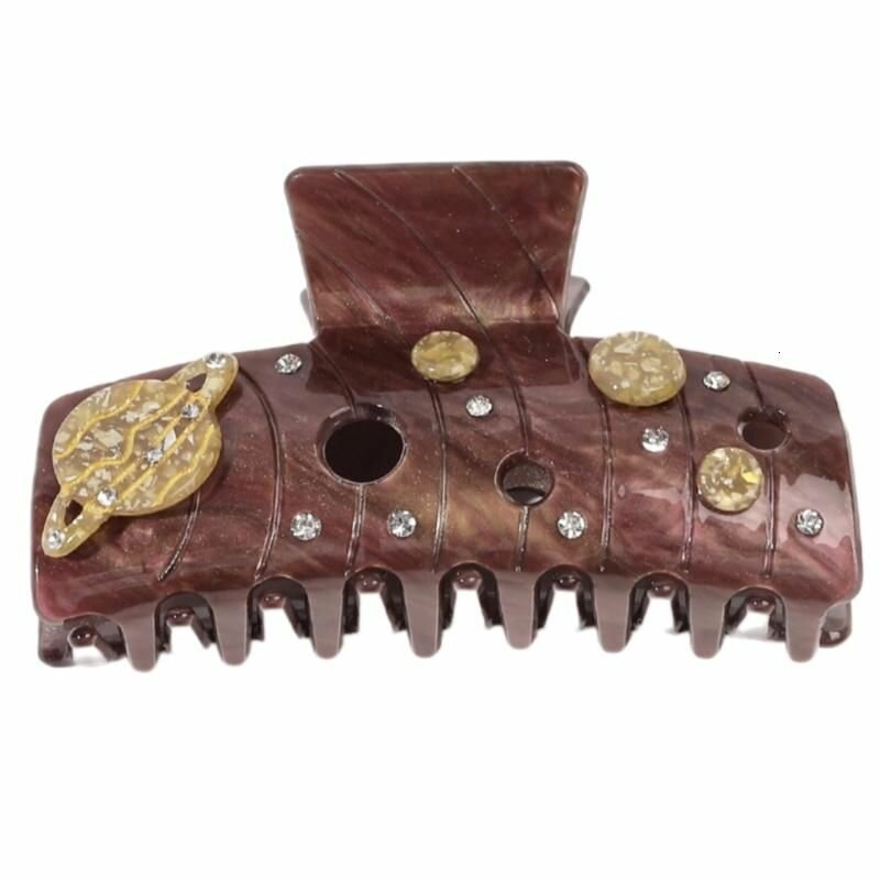 Акриловая заколка-клешня с морским узором и стильным дизайном акулы, аксессуар для повседневного стиля, Стиль 9