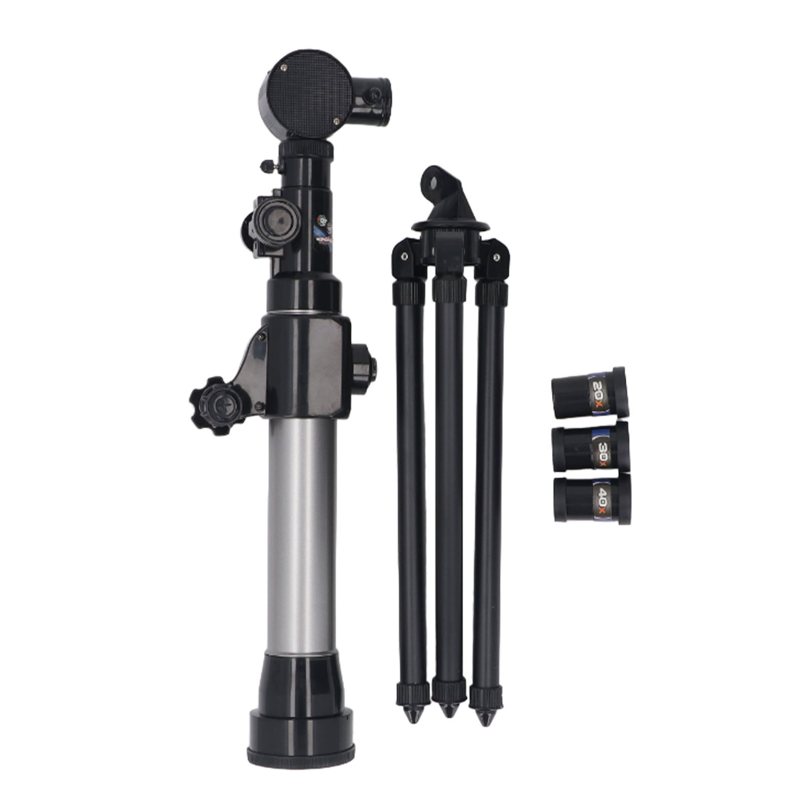 Телескоп для детей и начинающих, HD, окуляры 20X, 30X, 40X, портативный астрономический телескоп со штативом для путешествий на открытом воздухе.