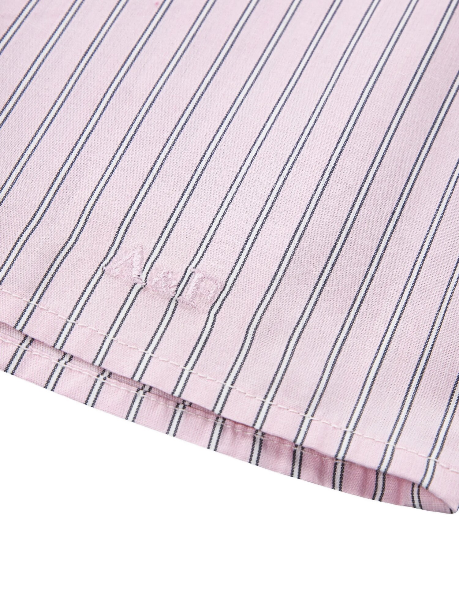 Рубашка Abercrombie & Fitch Striped shirt, размер 6 лет, розовый — фото 1