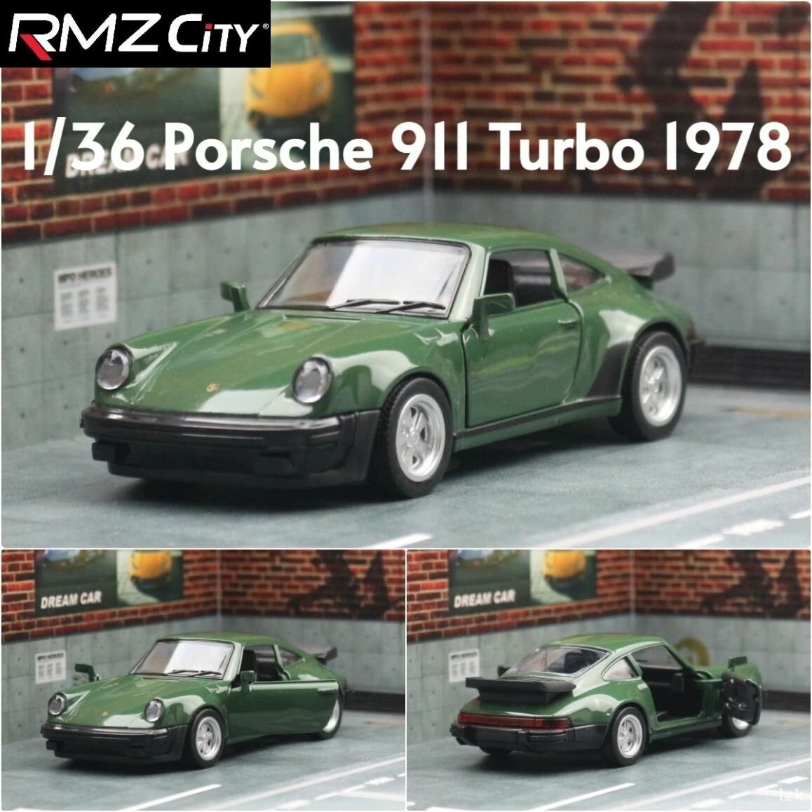 Эксклюзивная коллекционная модель Porsche 911 Turbo 1978 года от RMZ City, масштаб 1:36