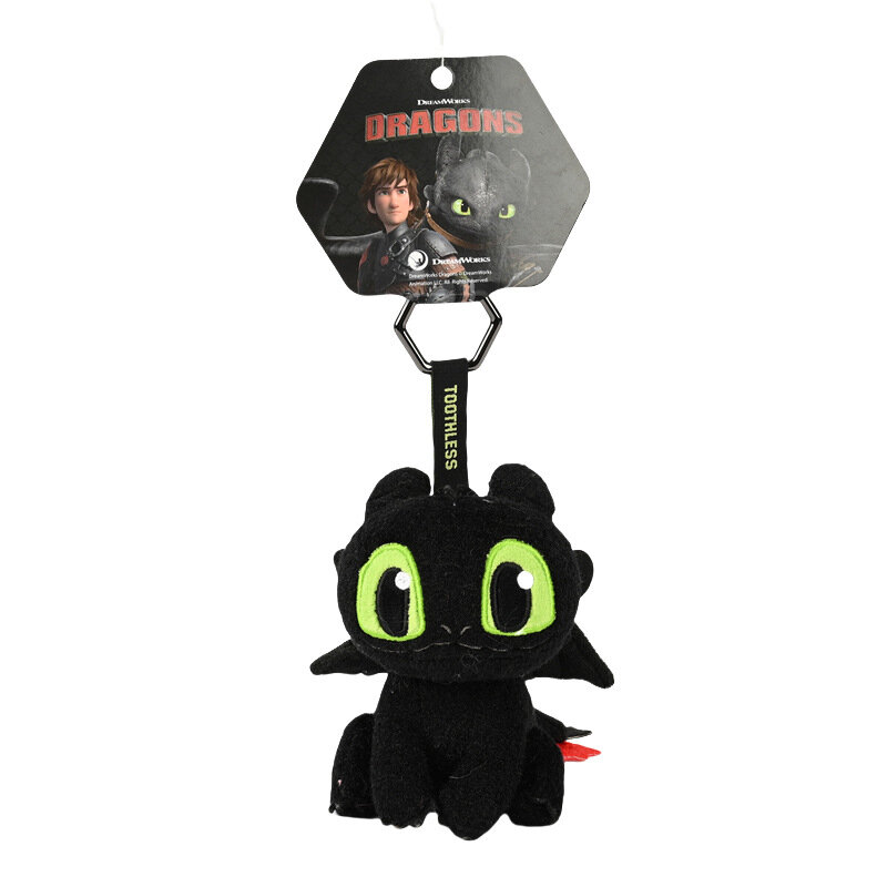 Подлинная универсальная студия Dragon Master беззубик кукла кулон Night Fury Light Fury плюшевая игрушка школьная сумка орнамент