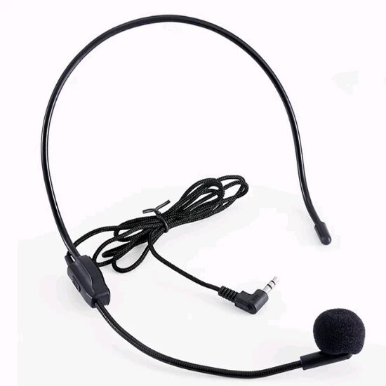 Беспроводной микрофон-усилитель, беспроводная гарнитура для учителей и гидов, универсальный FM-микрофон типа «маленькая