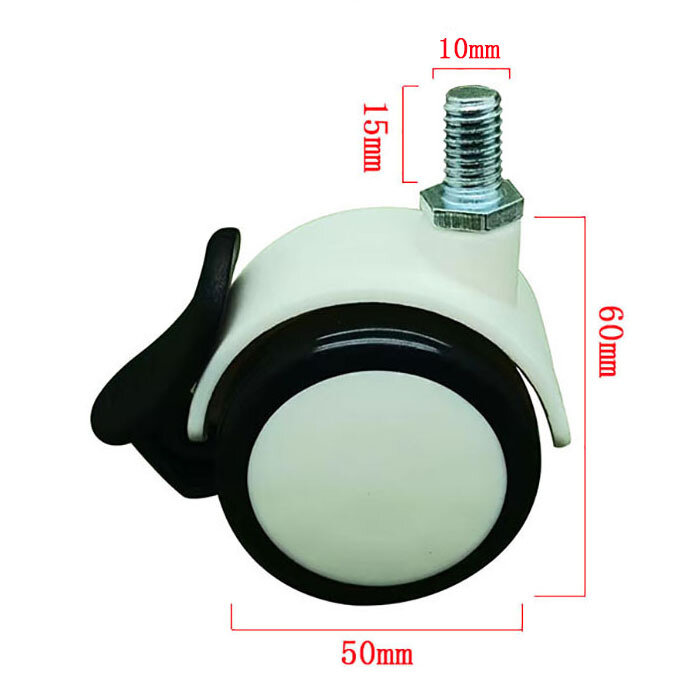 Колеса для офисного стула, универсальные колеса, ролики для кресла руководителя, бесшумные колеса для игрового компьютерного стула, вращающиеся колеса