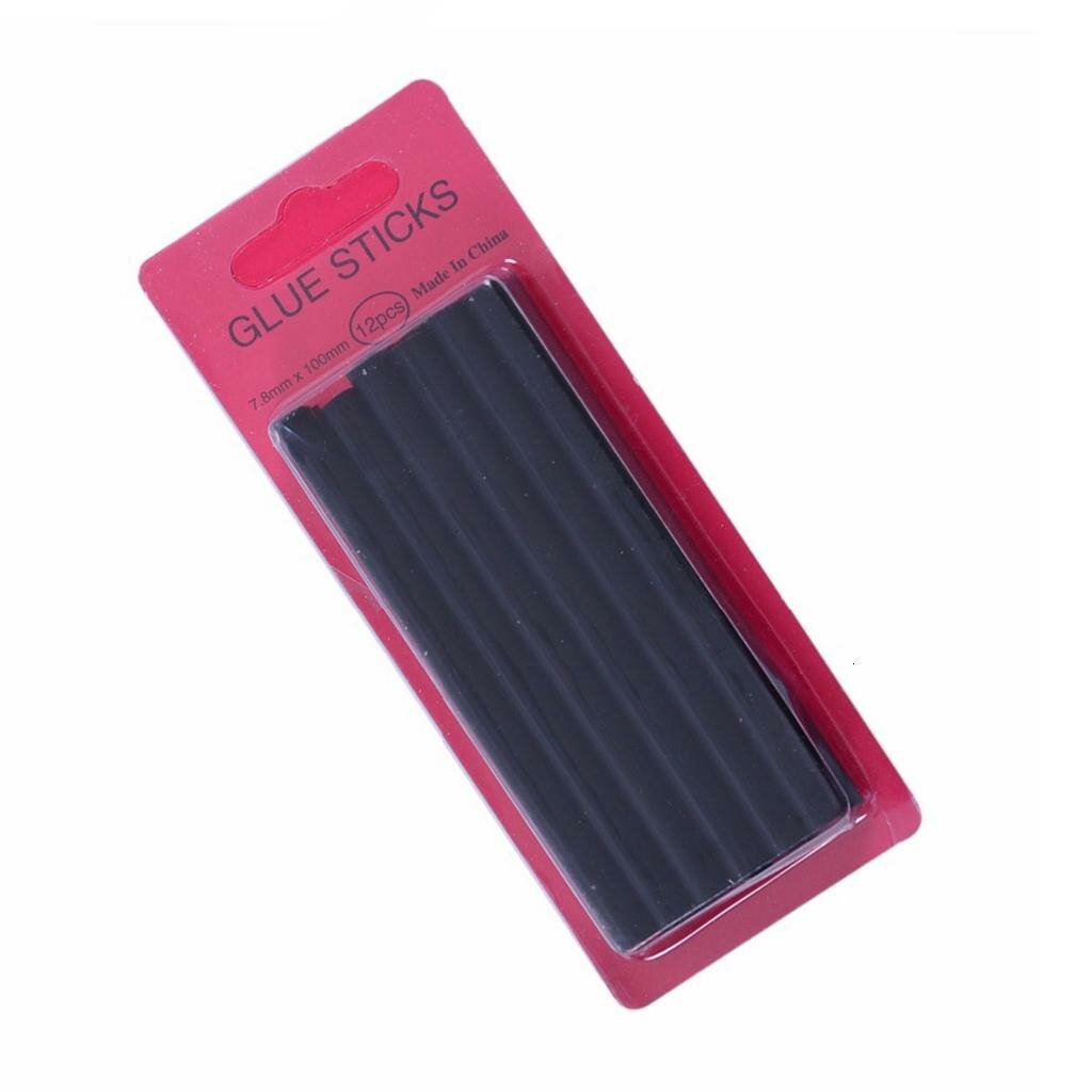 12 шт. термоклея для наращивания волос, Черный