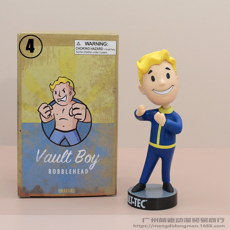Фигурки Fallout 7 Fallout Boy, набор фигурок Vault Boy 1-го, 2-го, 3-го, 4-го поколения в коробке