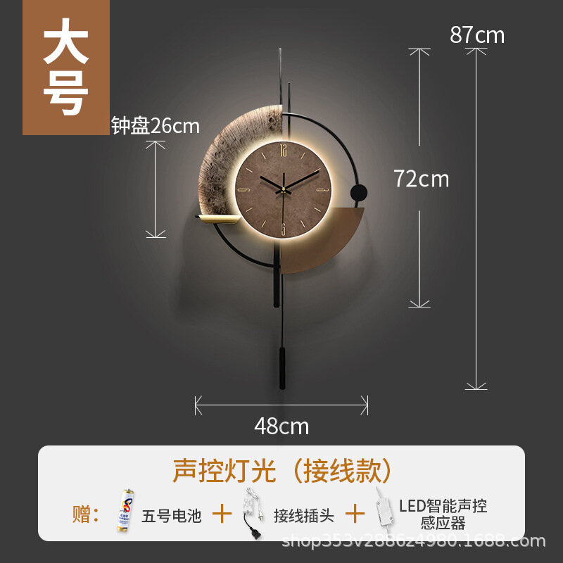 Новые настенные часы 2025 года, новые часы для декоративной стены за телевизором, настенные часы для гостиной, высококачественный вид