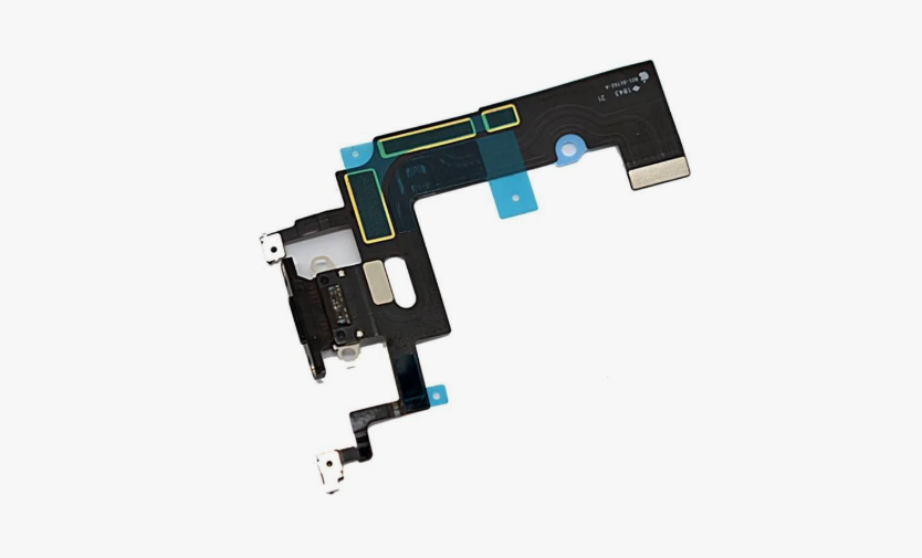 Нижний шлейф (разъем зарядки, микрофон) для Apple iPhone XR